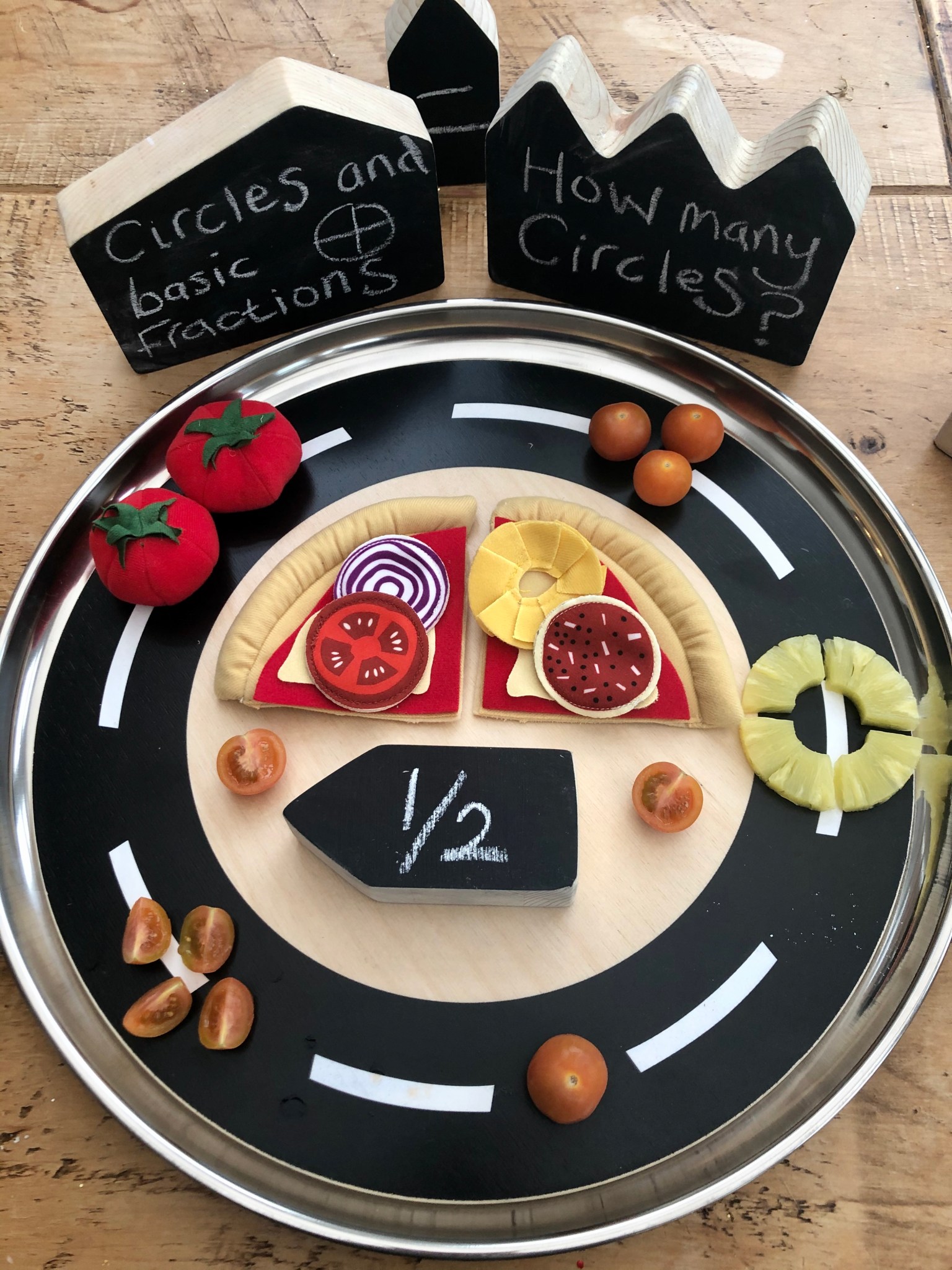 Exploring Circles and Basic Fractions – Lottie Makes