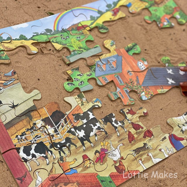Learning through Play with Jigsaw Puzzles – Lottie Makes